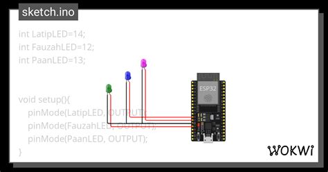 Led Blink Wokwi Esp32 Stm32 Arduino Simulator