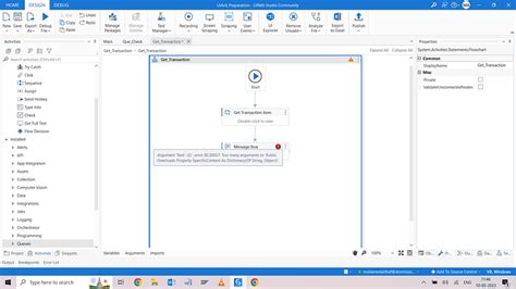 How To Get Values From Get Transaction Item Orchestrator Uipath