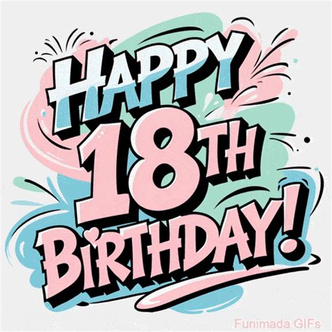 Happy 18th Birthday Animated S Download On