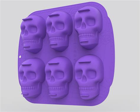 一个非常炫酷的骷髅头产品3d模型建模班班设计 站酷zcool