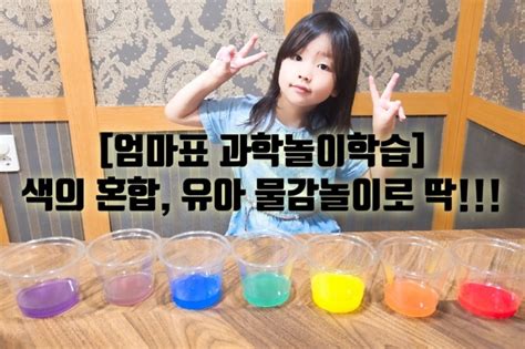 엄마표 과학놀이학습 색의 혼합 유아 물감놀이로 딱 네이버 블로그