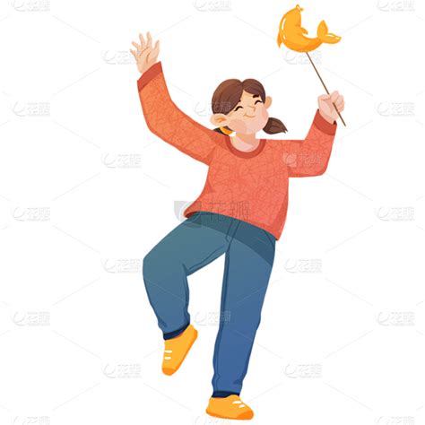 手绘肌理 人物插画贴纸 女孩3