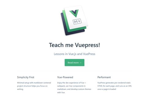 setting up vuepress with netlify cms