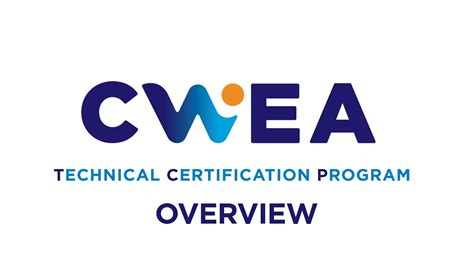 CWEA Certification Overview YouTube