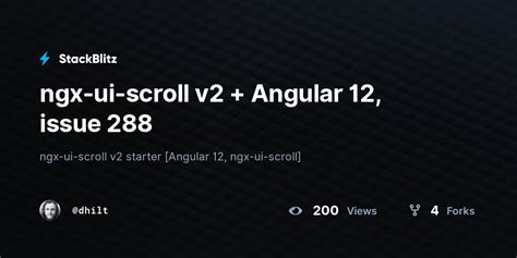 Ngx Ui Scroll V2 Angular 12 Issue 288 StackBlitz