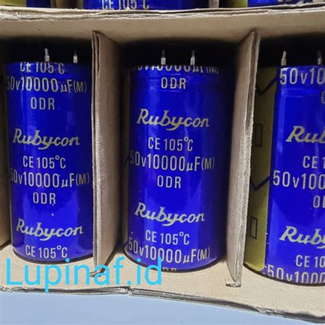Jual Elco 10000uf 50v Rubycon Biru Shopee Indonesia
