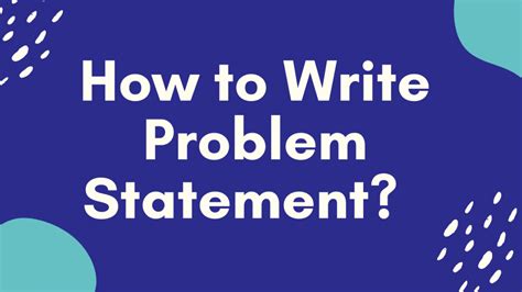 How To Write Problem Statement In Research Dr Asma Jabeen