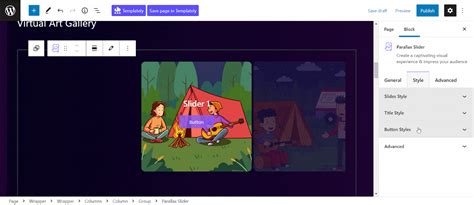 How To Use Parallax Slider Block To Create Motion Effects In Gutenberg