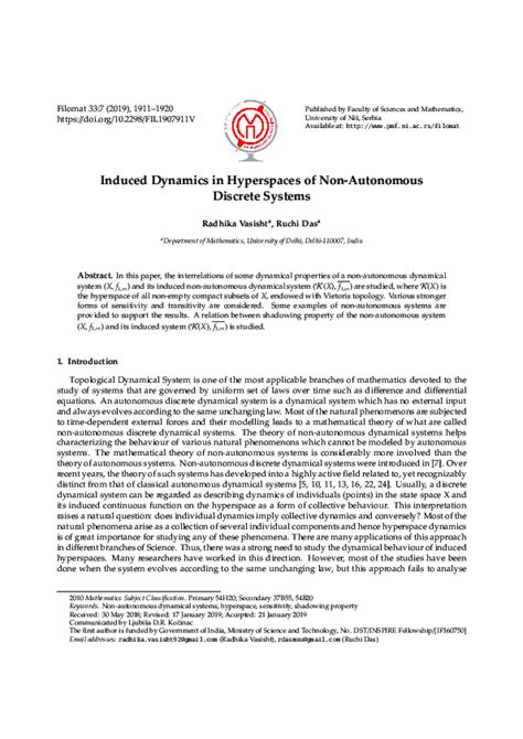 Pdf On Stronger Forms Of Sensitivity In Non Autonomous Systems