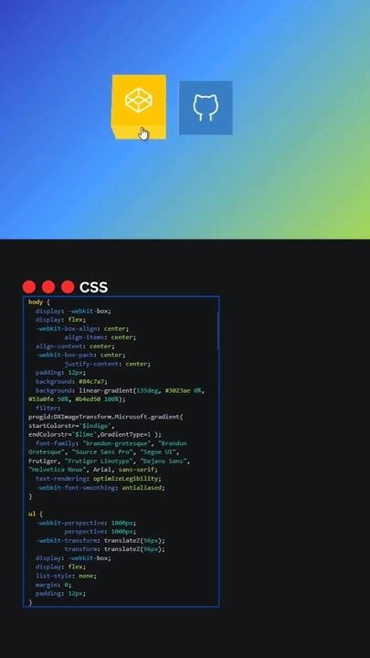 css hover 3d animation coding webcoding webdesign programming
