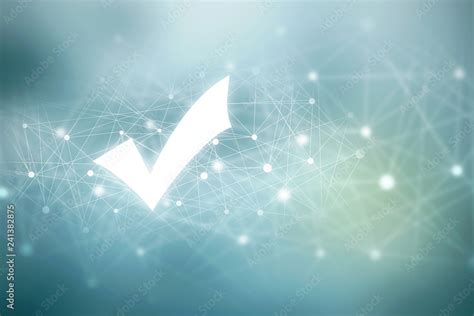 2d Illustration Checkbox Tick Stock Illustration Adobe Stock