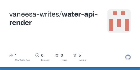 Github Vaneesa Writeswater Api Render