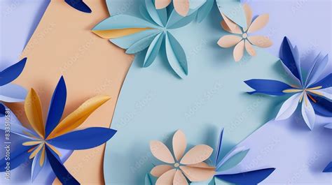 Floral Diagrams Flat Design Front View Diagram Theme 3d Render Split Complementary Color Scheme