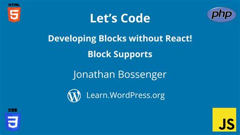 Developing Blocks Without React Block Supportspptx