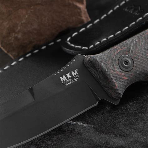Mkm Tpf Red Cf Fixed Blade