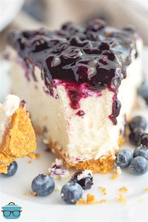 Blueberry Cheesecake The Country Cook