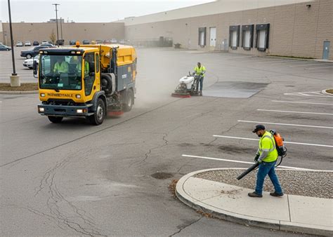 Professional Parking Lot Cleaning Services For Businesses