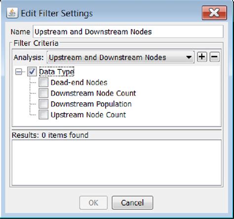 19 Edit Filter Settings Upstream And Downstream Nodes Download Scientific Diagram