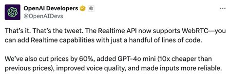 了解 Openai Webrtc Api 实时互动网
