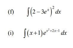 Solved Integration By Substitution Evaluate The Chegg Com