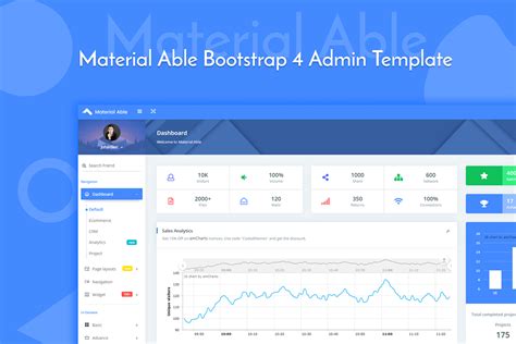 Free Guru Able Bootstrap 4 Admin Template Free Design Resources
