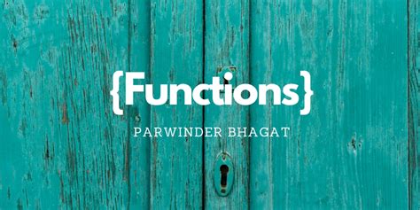 Functions In Javascript Dev Community