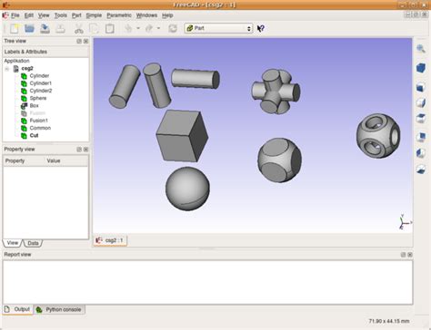 File Part Booleanoperations Png Freecad Documentation