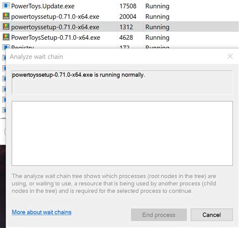 Installation Waits For Dllhostexe Wont Resume Until Process Is Stopped · Issue 27232