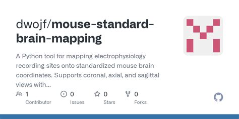 Github Dwojf Mouse Standard Brain Mapping A Python Tool For Mapping