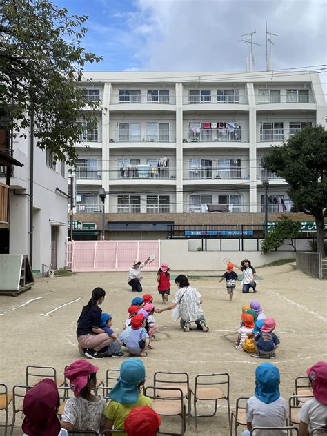 みんなでうんどうかいごっこ 2022 10 04 園児たちの様子 堺金岡幼稚園