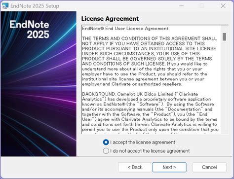 Q：endnote 2025 Windows 版インストール方法及び注意事項 Endnote（文献管理、論文作成）
