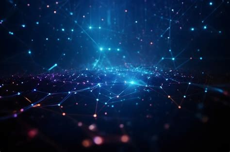 Premium Photo Abstract Technology Background Network Connection