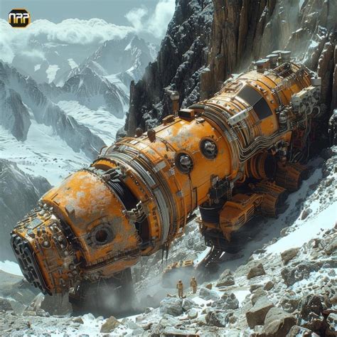 Robotic Extraterrestrial Mining Operation On Asteroid Premium Ai Generated Image