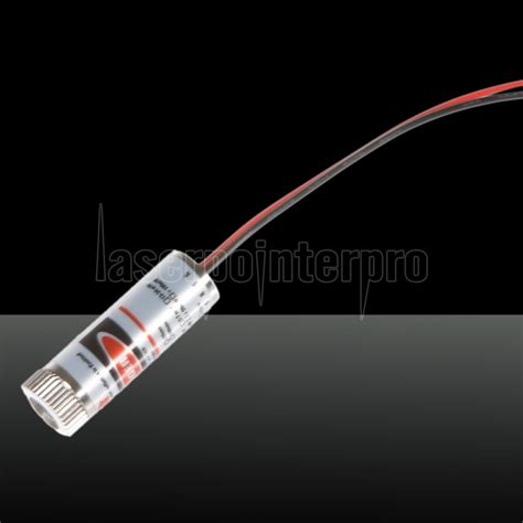 5mw Red Laser Pointer Lined Style Laser Module Silver Laserpointerpro