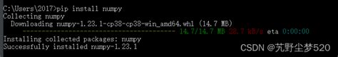 Python问题1ModuleNotFoundError No module named numpy