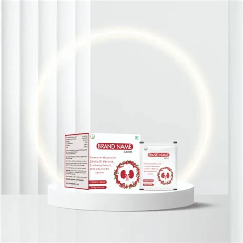 Potassium Magnesium Citrate D Mannose Cranberry Extract With Vitamin B6 Sachet Sunbio