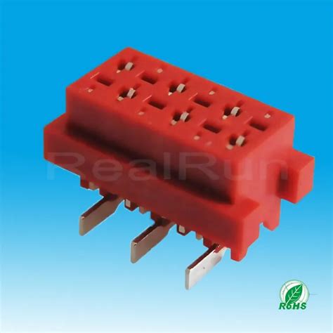127mm Red Idc Socket Micro Match Idc 8 Pin Smt Connector Buy Micro
