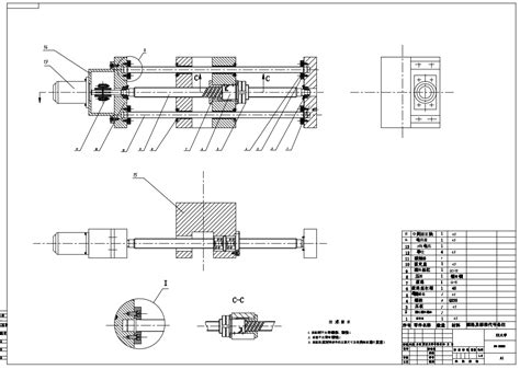 E1061 龙门式机械手结构设计cad 说明书 Autocad 2007 模型图纸下载 懒石网