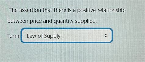 Solved The Assertion That There Is A Positive Relationship