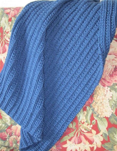 Free Knitting Pattern Easy One Row Repeat Blanket