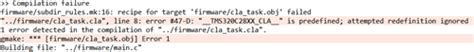TMS320F280049 CLA Library Linking Errors C2000 Microcontrollers