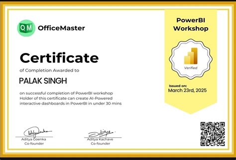 Powerbi Dataanalytics Certification Learning Palak Singh