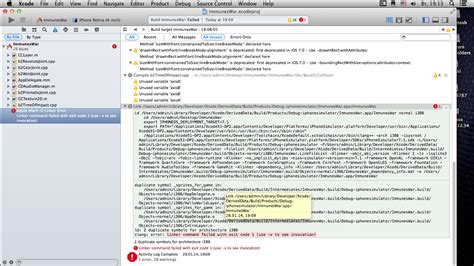 Objective C Clang Error Linker Command Failed With Exit Code 1 Use V To See Invocation