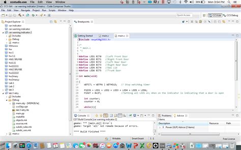 The Selection Cannot Be Launched And There Are No Recent Launches Code Composer Studio Forum