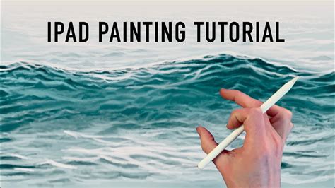 HOW TO PAINT WAVES IPad Painting Tutorial In Procreate YouTube