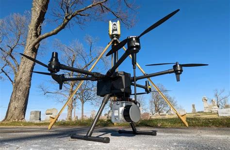 Multi Rotor Lidar Drone For Inspection Mapping Surveying Security