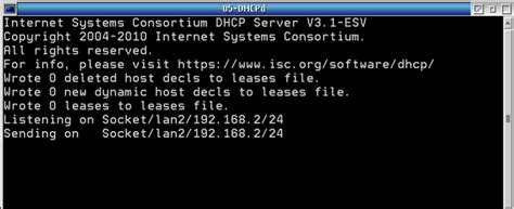 Dhcpd Isc Dhcp Server Ecsoft2