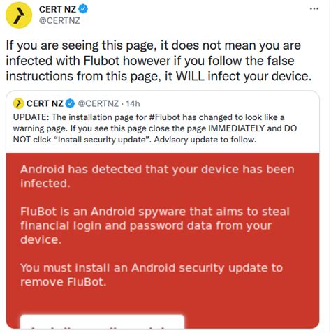 Flubot Android Malware Now Spreads Via Fake Security Updates