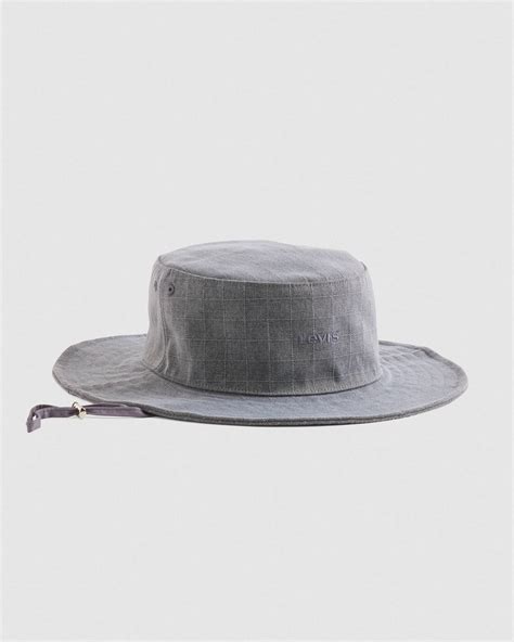 Drawstring Bucket Hat Blue Levis® Gb
