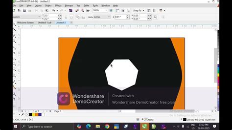 Visiting Card Design In Coraldrow 17 Coreldraw Toturial Viralvideo Explorepage Youtube